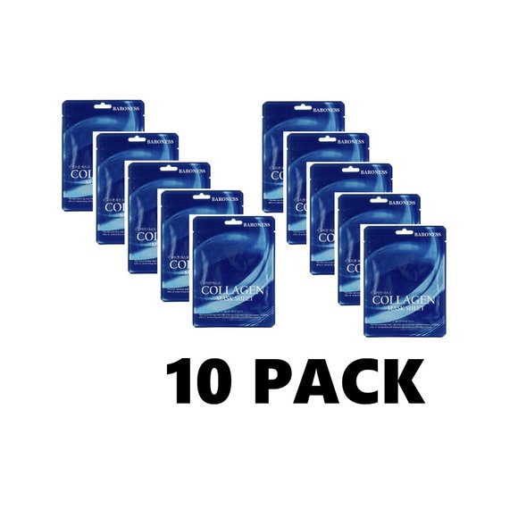 Baroness | Skincare | Baroness Collagen Mask Sheet Sheets 10 Pack ...